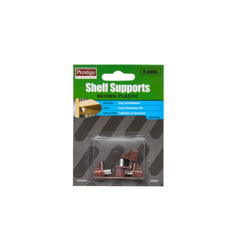 Home Cabinet Hardware Plastic Shelf Supports 5mm