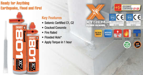 * Load reduction applies to flooded holes. Refer to Ramset SARB for ...