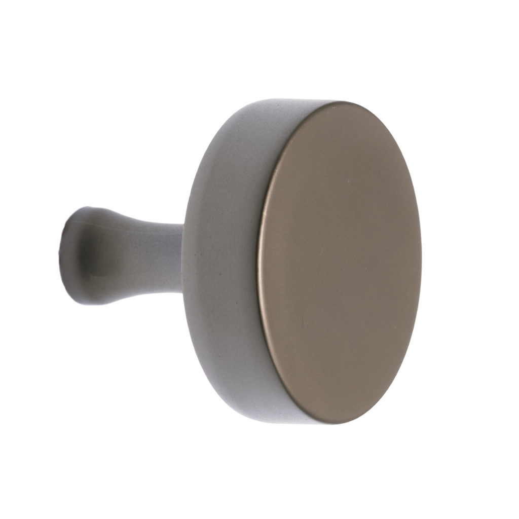 Home Knobs & Handles Round Knob Thick Gun Metal Grey