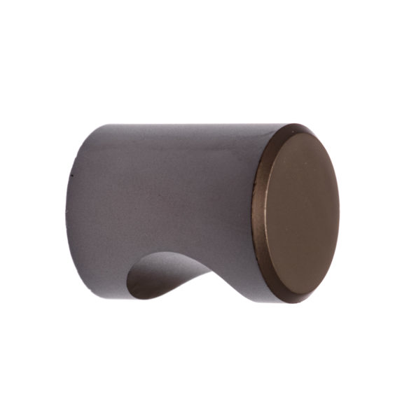 Home Knobs & Handles Finger Post Knob Gun Metal Grey